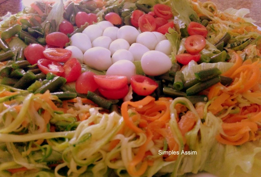 Salada mix de legumes - Segunda sem carne - Simples Assim