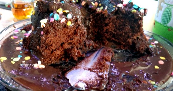 bolo de chocolate partido 2 - Simples Assim