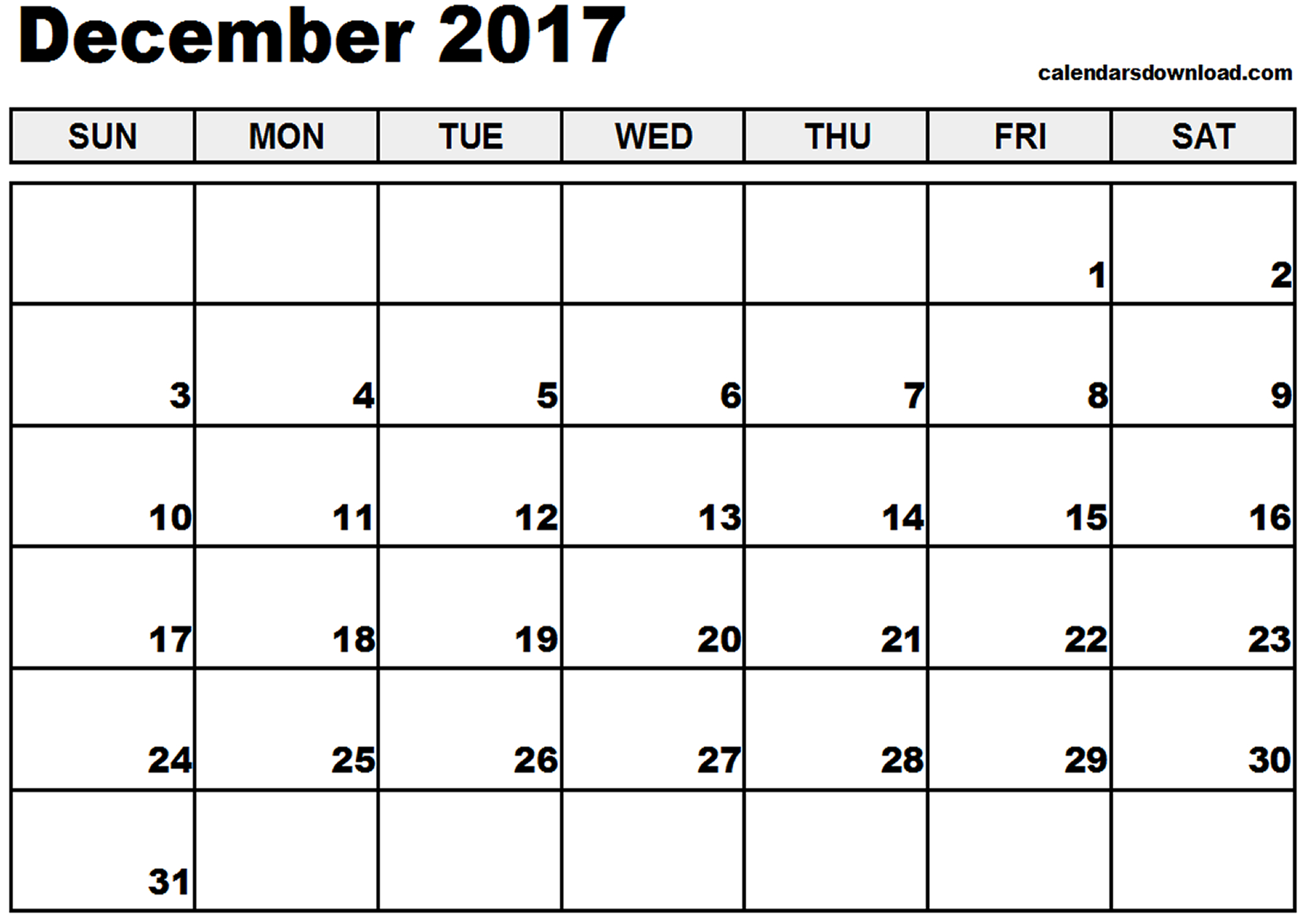 PDF December 2017 Calendar - Simples Assim